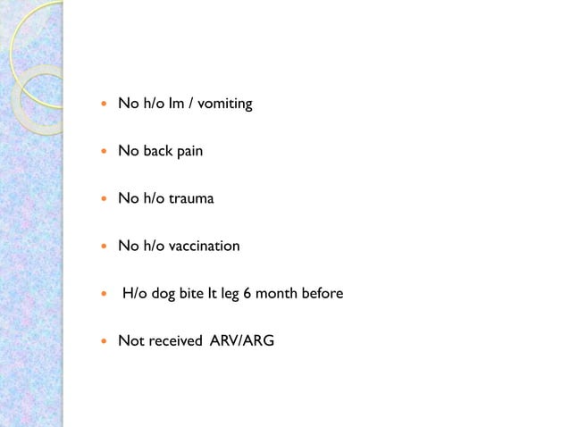 Paralytic RABIES | PPT