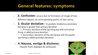 Paralytic strabismus by Ankit Varshney | PPTX