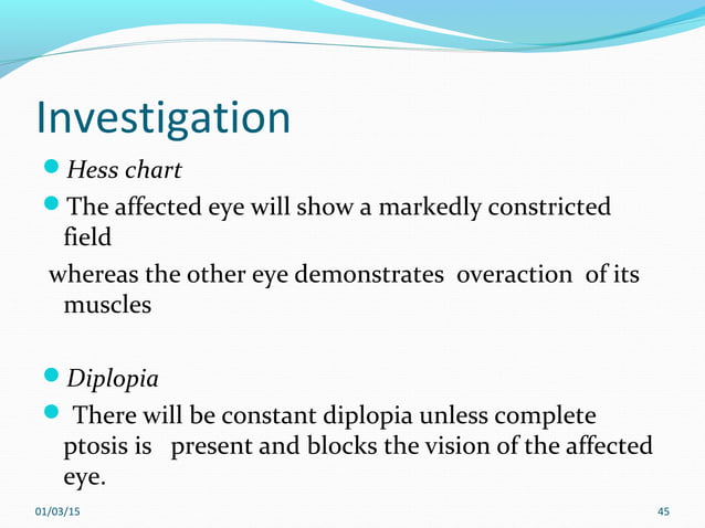 Paralytic strabismus, features and investigations of paretic strabismus ...