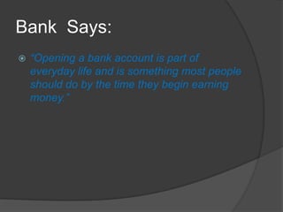 my project on Banking [ grade - 8] | PPT