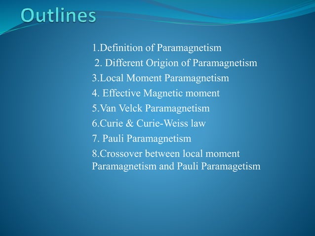 Paramagnetism & Properties.pptx