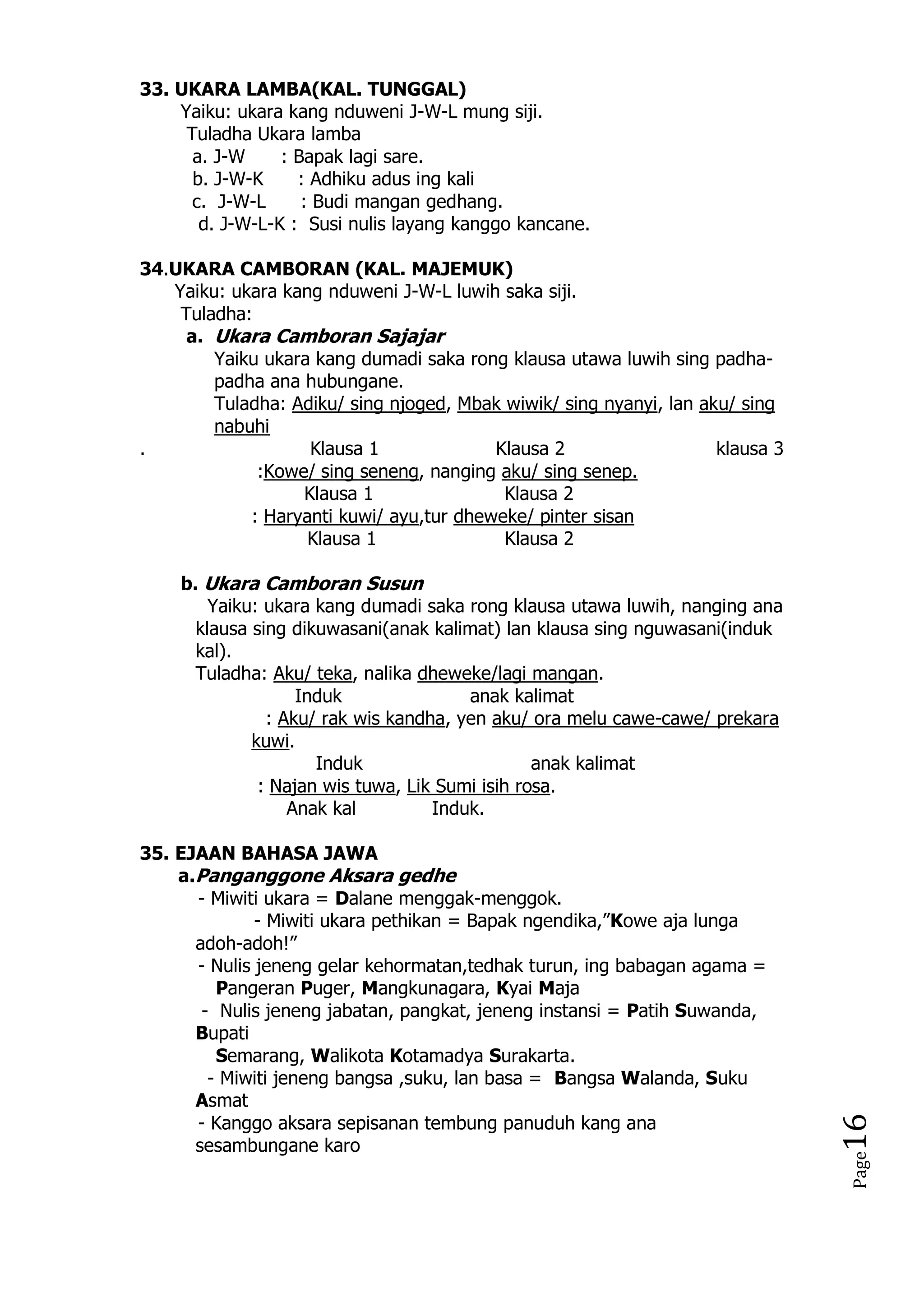 Bahasa Jawa_Parama Sastra lan Kagunan Basa Jawa | PDF