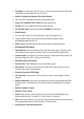 nurturing ecosystem between maternal and child care | PDF