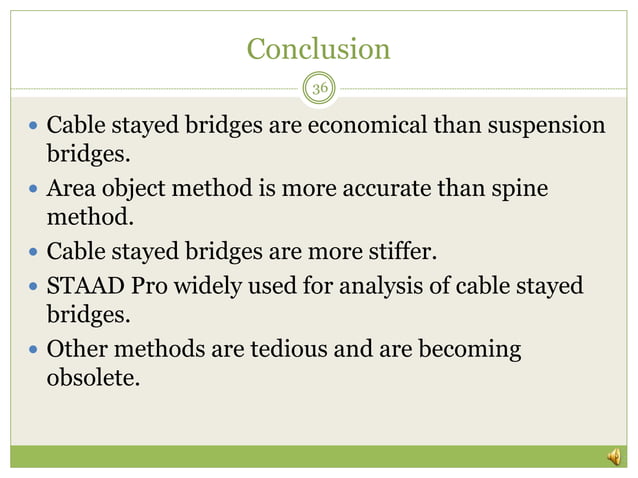 Analysis of cable stayed bridges | PPTX | Civil Engineering Industry ...