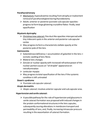 opthalmology case presentation - senile cataract | DOCX