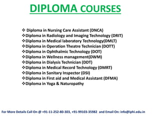 paramedical-courses-iphi | PPTX