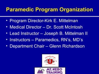 Paramedic Program Overview | PPT