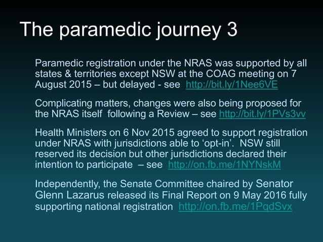 Paramedic registration march_2017 | PPT