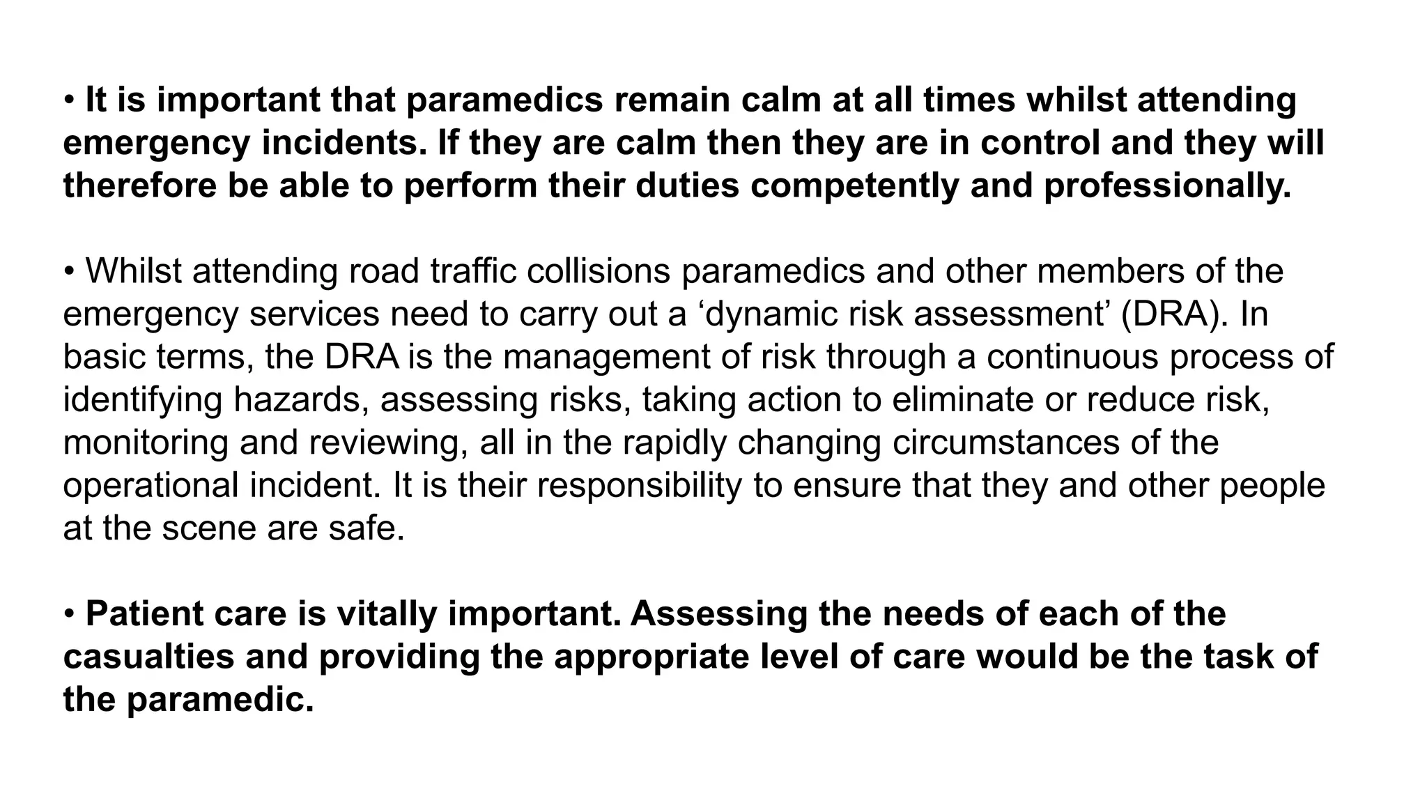 Paramedic Science Degree Interview Questions and Answers | PPTX