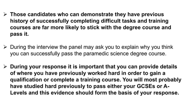 Paramedic Science Degree Interview Questions and Answers | PPTX
