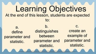 Parameter-and-Statistic.pptxhhhhhhgggghh | PPTX