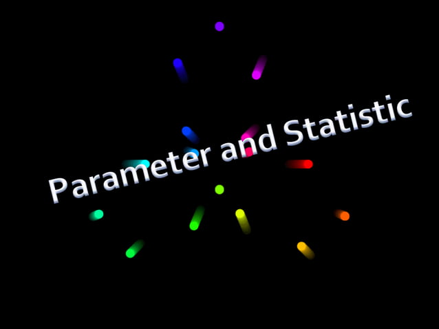 parameter and statistic - Copy.pptx | Science