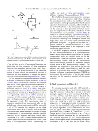 Two compartment model for Patch Clamp | PDF