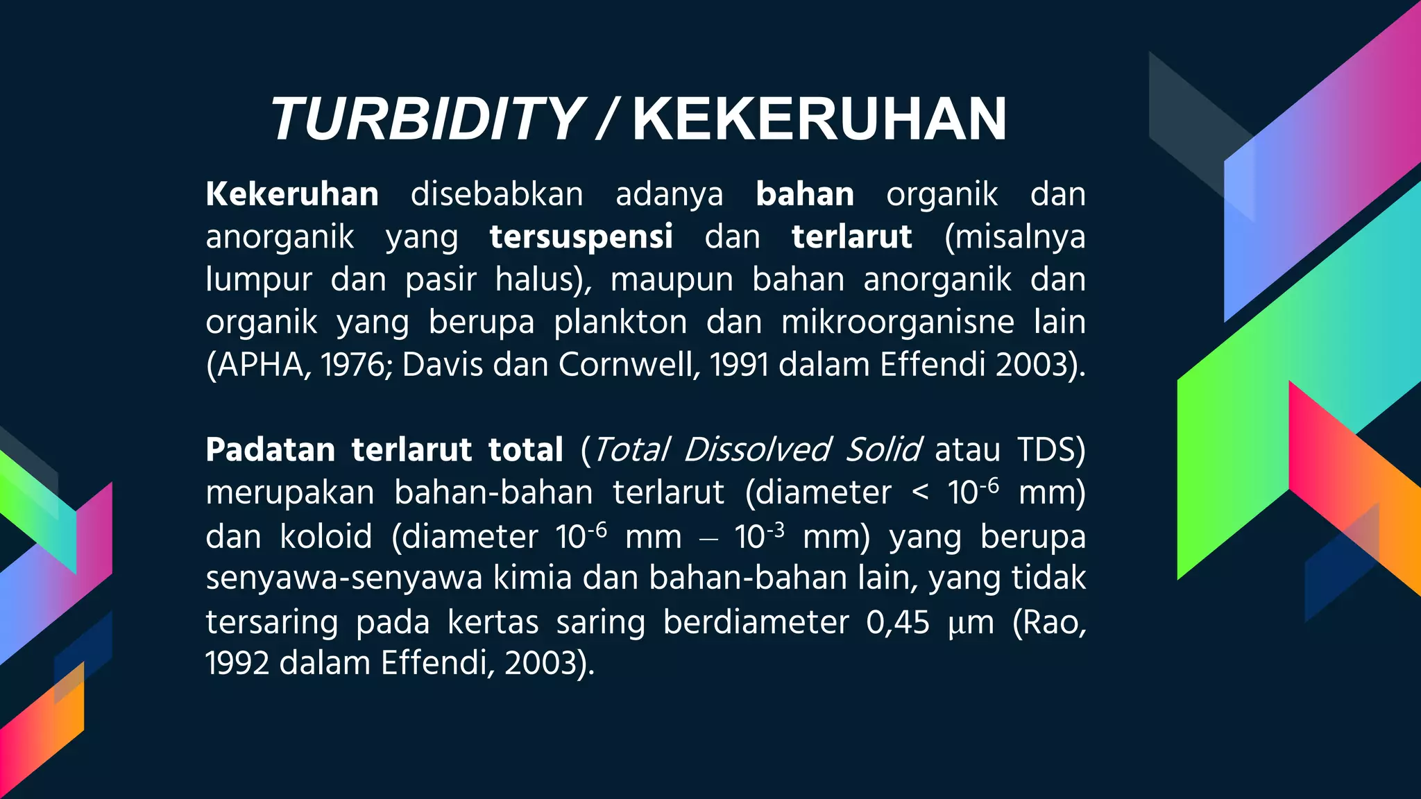 Parameter fisika air | PPTX