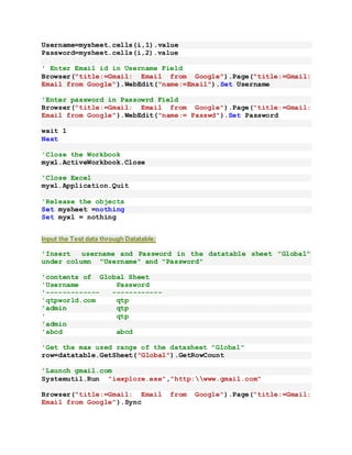 Parameterization is nothing but giving multiple input | PDF