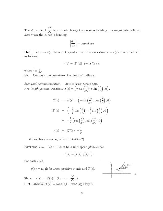 Parameterized curves in r^3