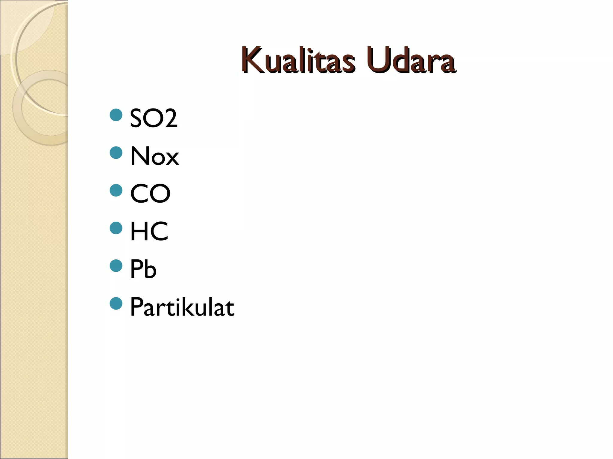 Parameter lingkungan | PPT