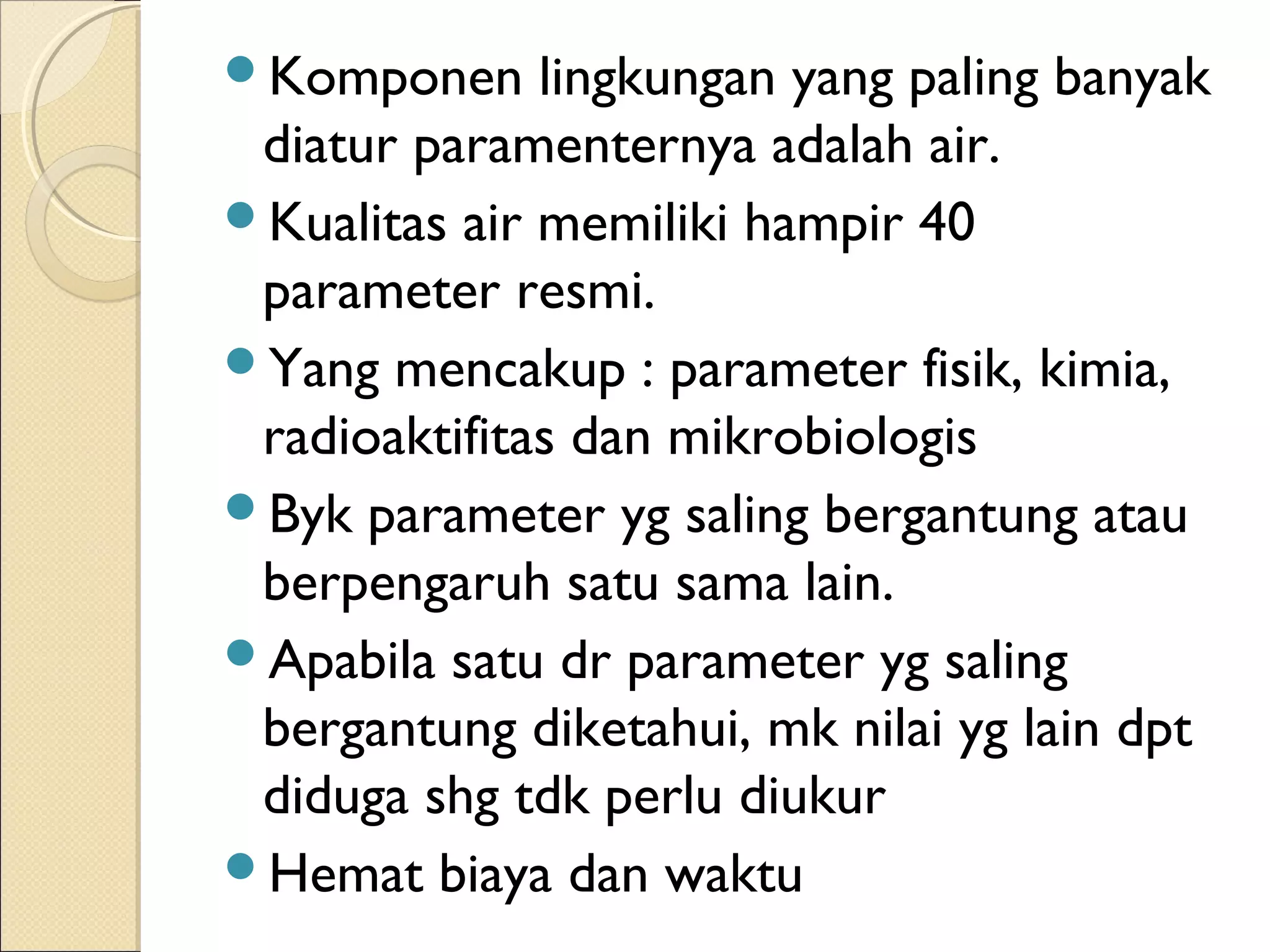 Parameter lingkungan | PPT