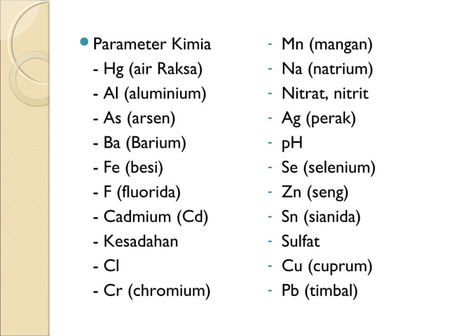 Parameter lingkungan | PPT