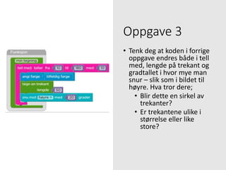Parameter og variabel oppgaver uke 8 | PPT
