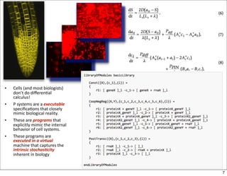 P Systems Model Optimisation by Means of Evolutionary Based Search Algorithms | PPT