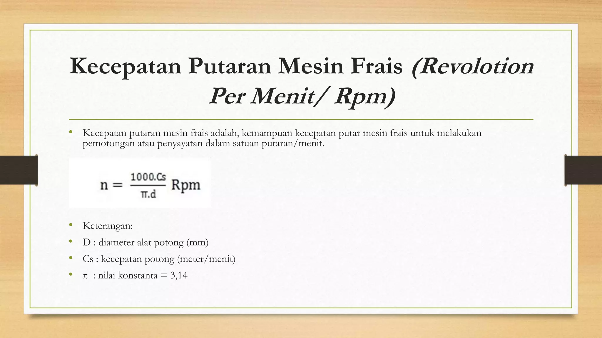 Parameter Pemotongan Mesin Frais.pptx