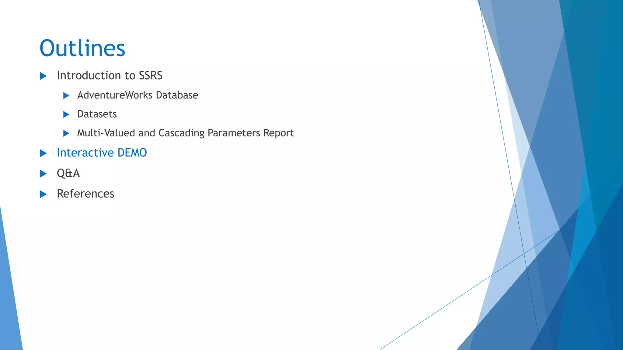 Ssrs Report With Parameters And Data Filtration Pdf Databases Computer Software And