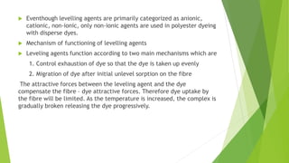 Parameters affecting the dye adsorption of polyester dyeing with ...