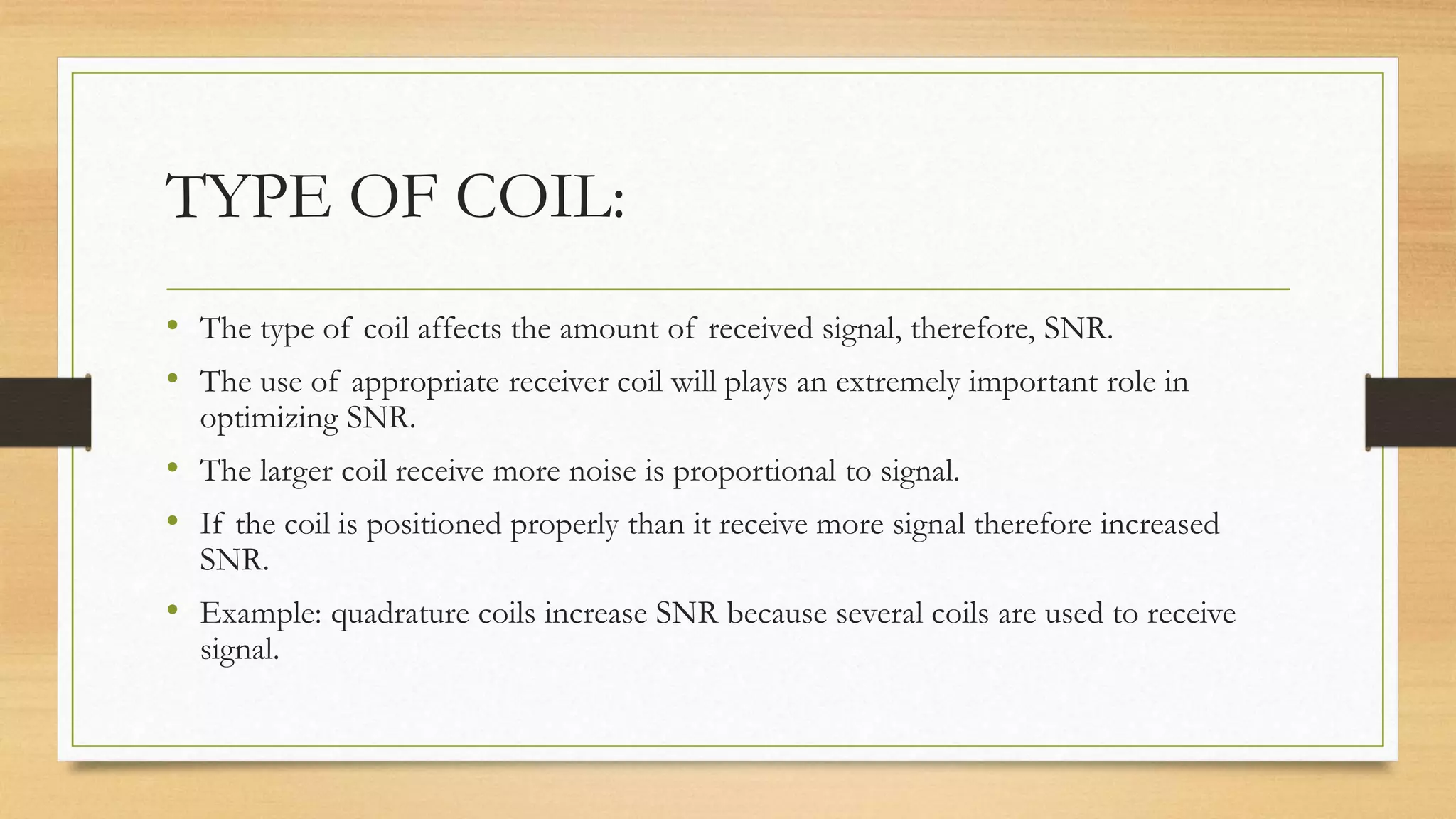 PARAMETERS AND ASSOCIATED Trade-Offs, MRI | PPTX