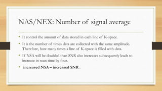 PARAMETERS AND ASSOCIATED Trade-Offs, MRI | PPTX