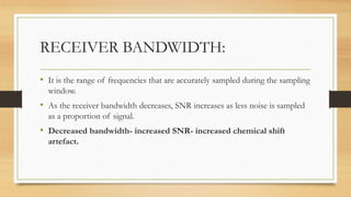 PARAMETERS AND ASSOCIATED Trade-Offs, MRI | PPTX