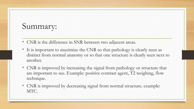 PARAMETERS AND ASSOCIATED Trade-Offs, MRI | PPTX | Digital Audio ...