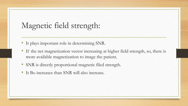 PARAMETERS AND ASSOCIATED Trade-Offs, MRI | PPTX | Digital Audio ...