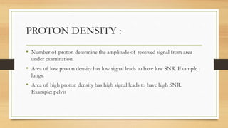 PARAMETERS AND ASSOCIATED Trade-Offs, MRI | PPTX