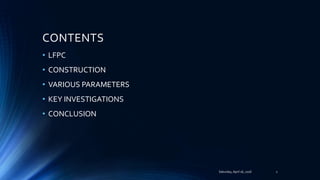 Parameters effecting solar lfpc performance | PDF