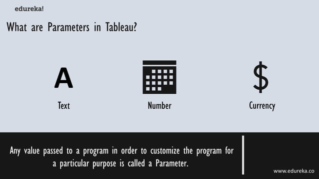 What are Parameters in Tableau | Tableau Tutorial | Edureka | PDF | Technology & Computing