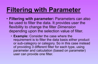 Parameters in Tableau | PPTX