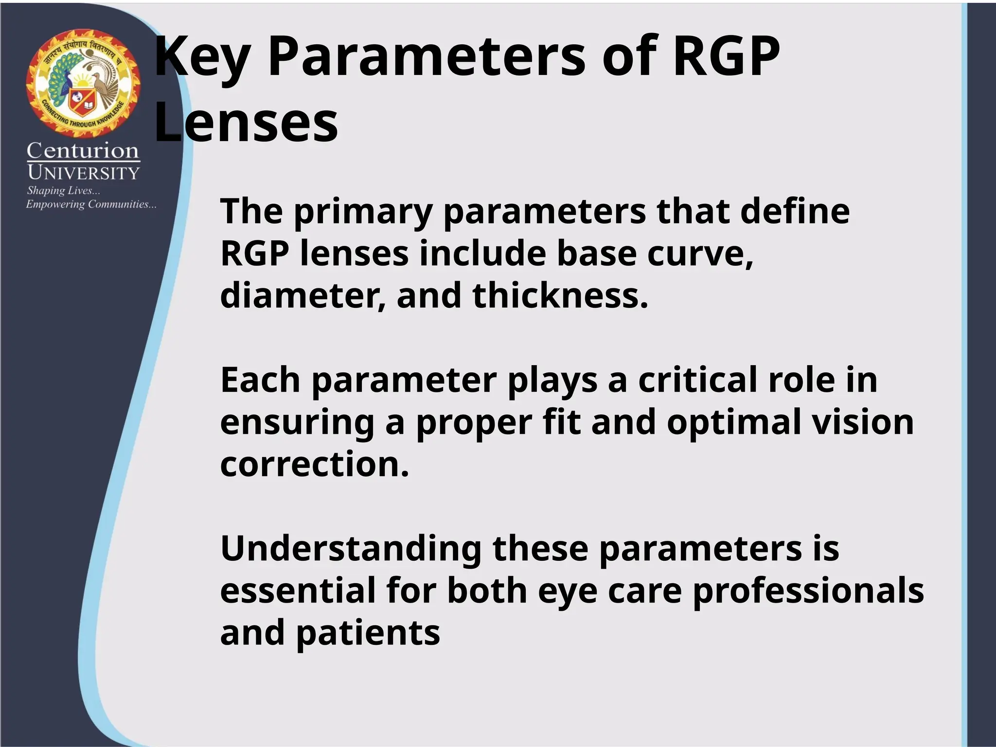 parameters of rgp lensekjdfciufjkijs.pptx