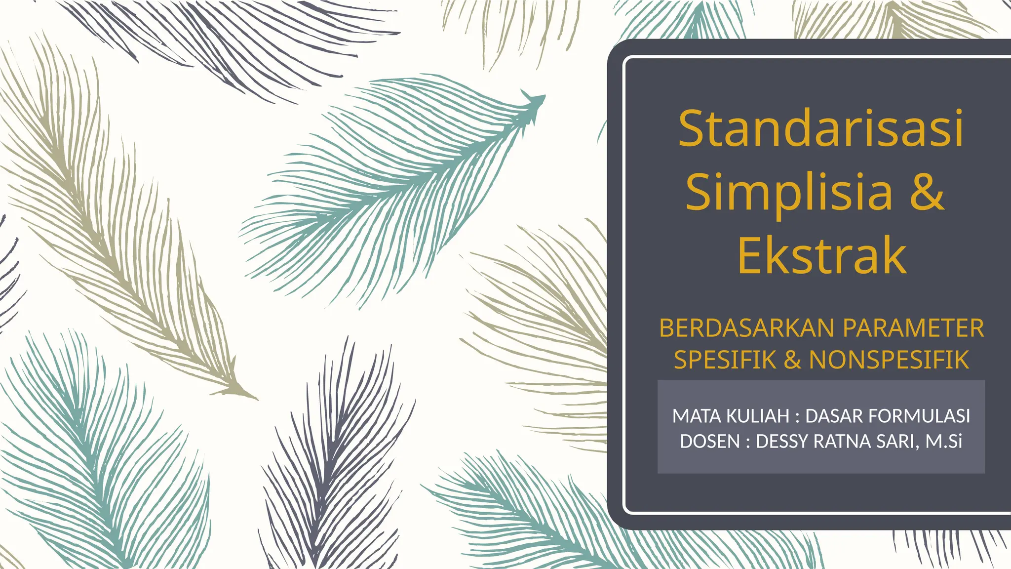 Parameter Spesifik dan Non Spesifik.pptx