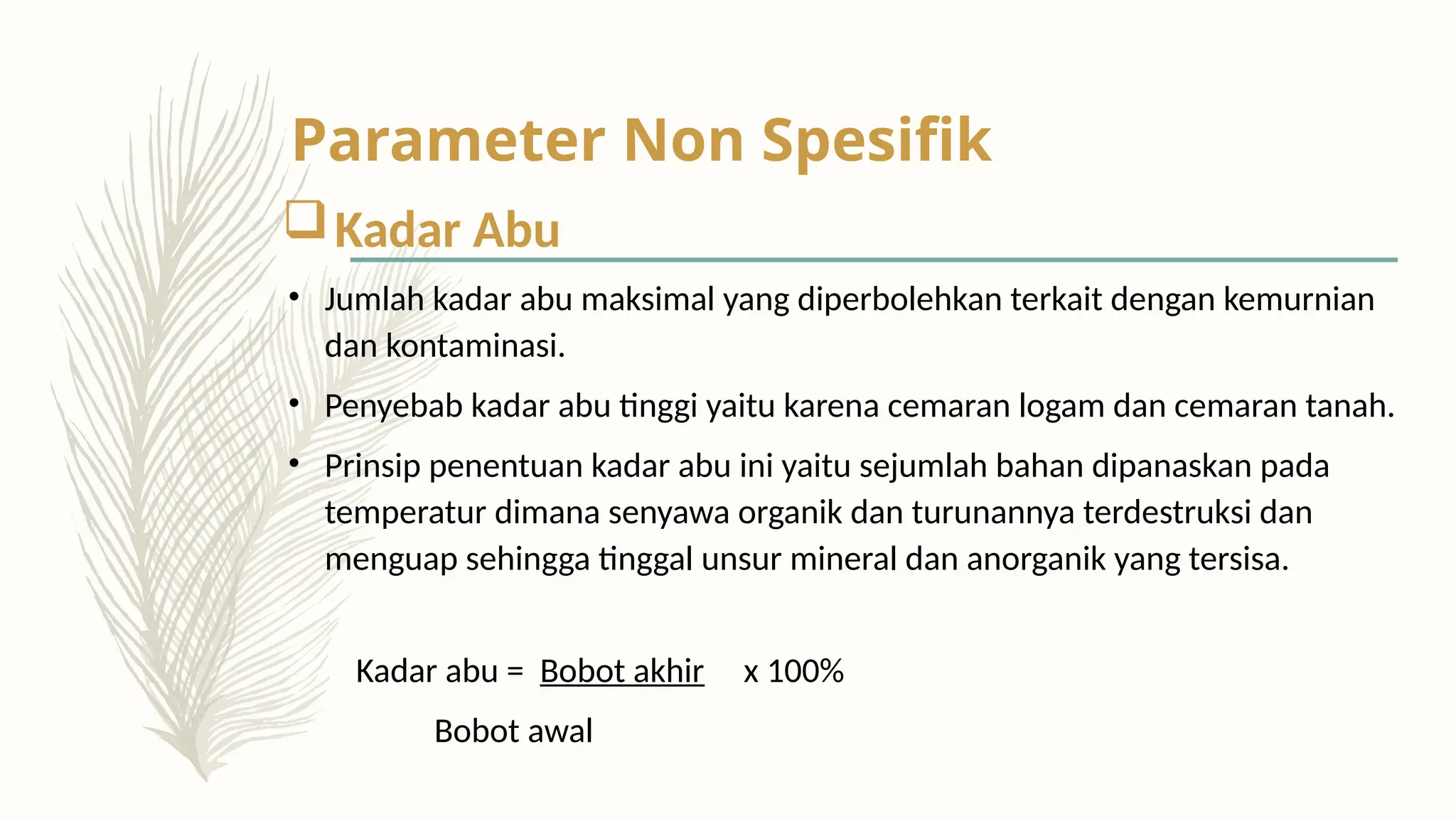 Parameter Spesifik dan Non Spesifik.pptx