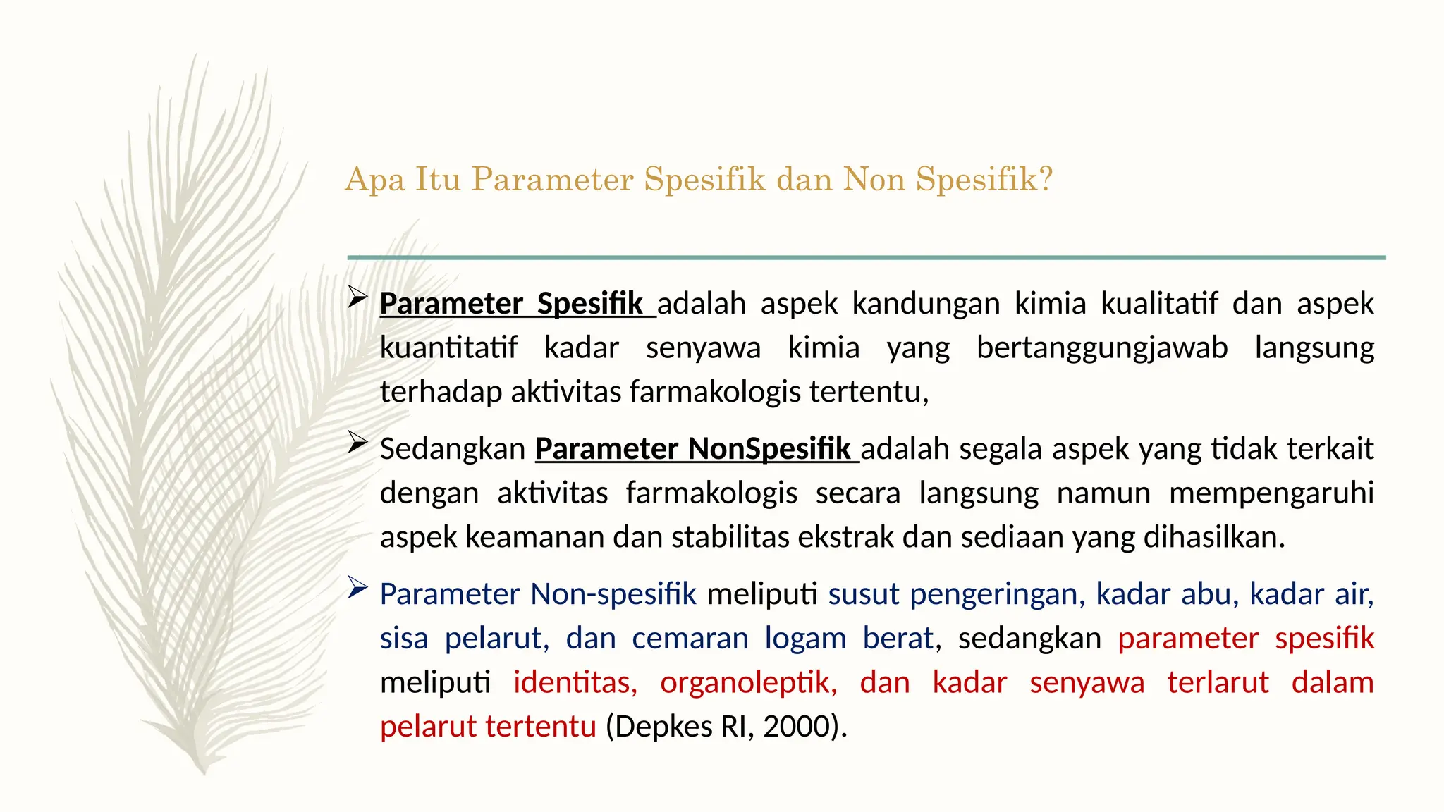 Parameter Spesifik dan Non Spesifik.pptx