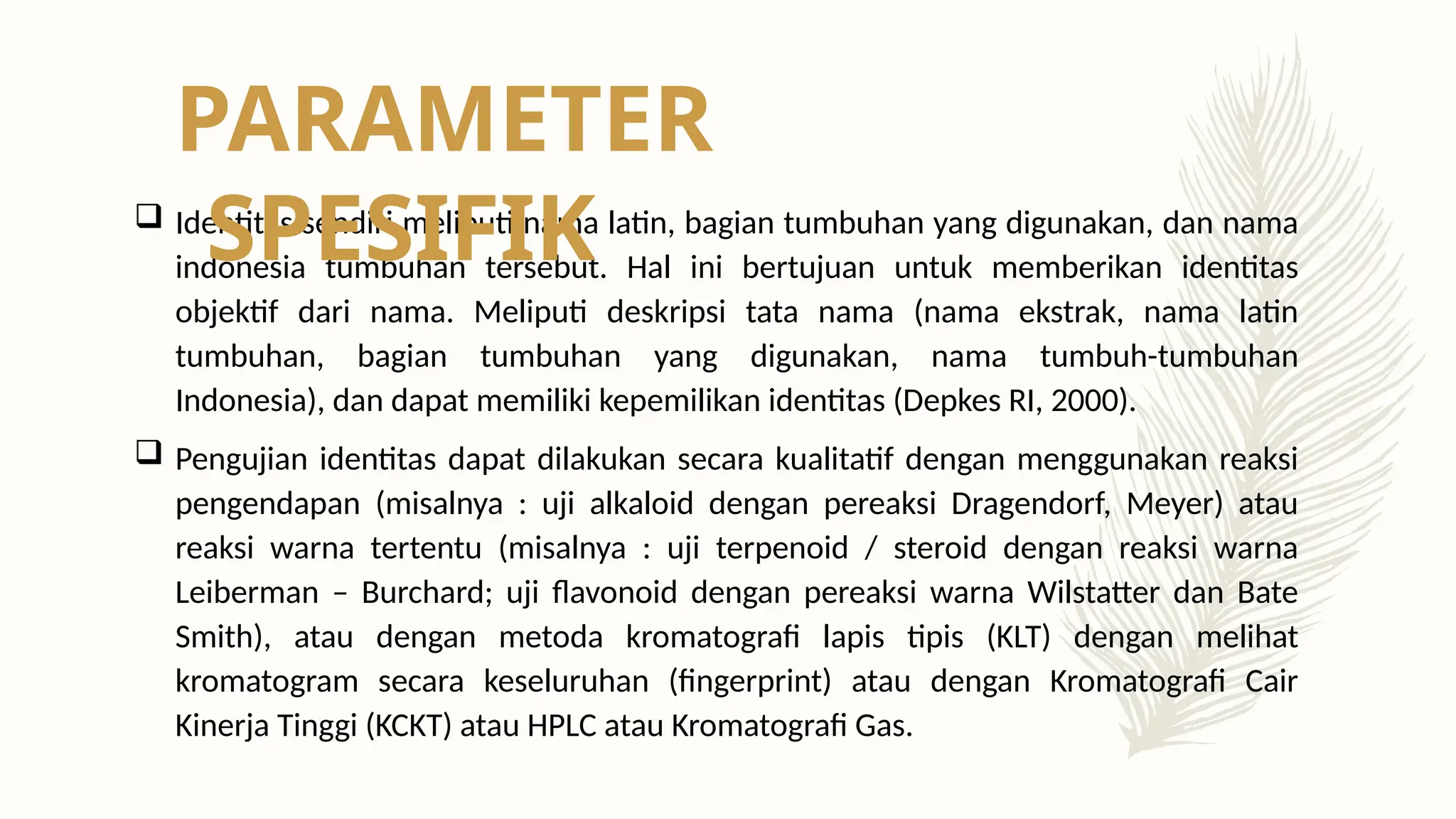 Parameter Spesifik dan Non Spesifik.pptx