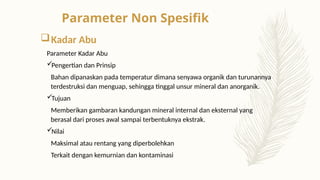 Parameter Spesifik dan Non Spesifik.pptx