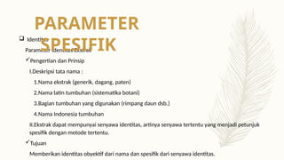 Parameter Spesifik dan Non Spesifik.pptx