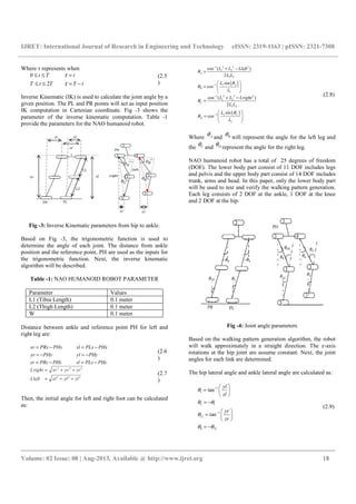 Parameter study of stable walking gaits for nao | PDF