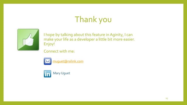 Parameter substitution in Aginity Workbench | PPT