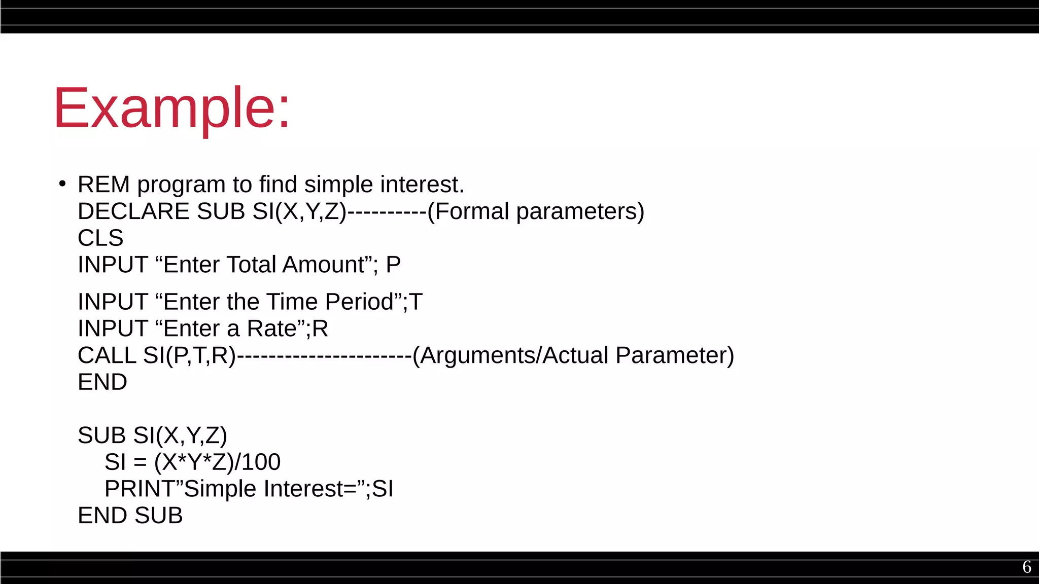Parameters Vs Arguments Ppt 1725