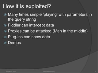 Parameter tampering | PPTX