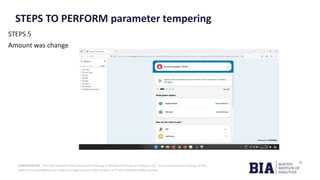 Mitigating Parameter Tampering: Practical Insights and Solutions | PPT