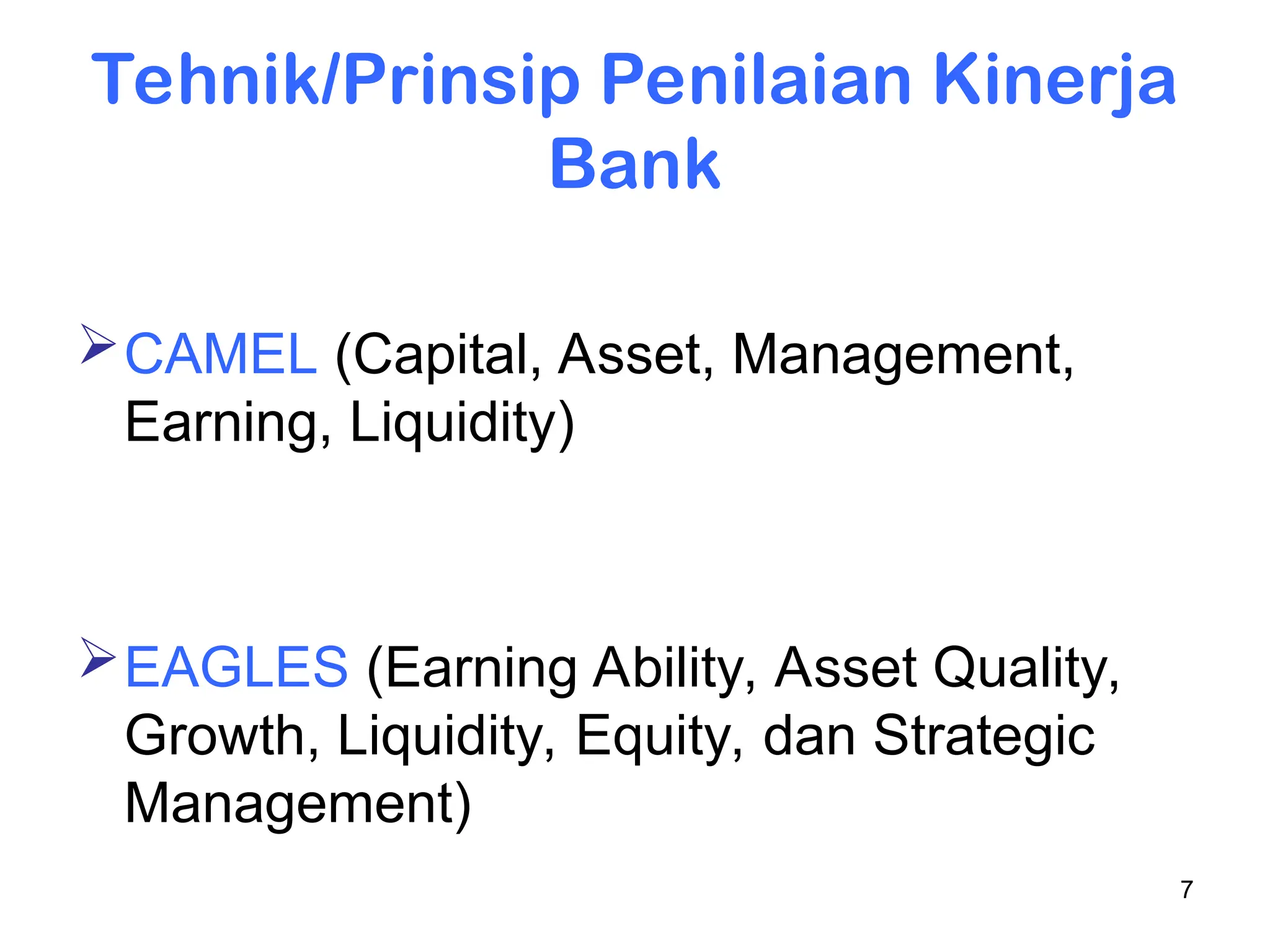 parameter tingkat kesehatan bank........ppt